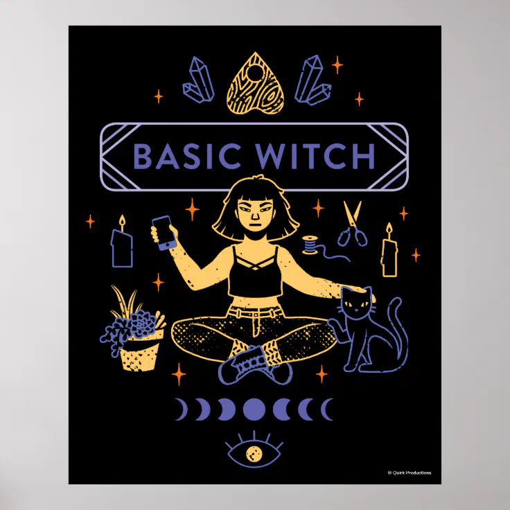 Basic Witches - Camille Chew Poster | Zazzle