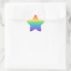Basically Rainbow Star Sticker | Zazzle