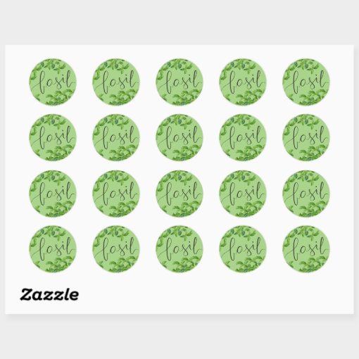 Basil herbs classic round sticker | Zazzle