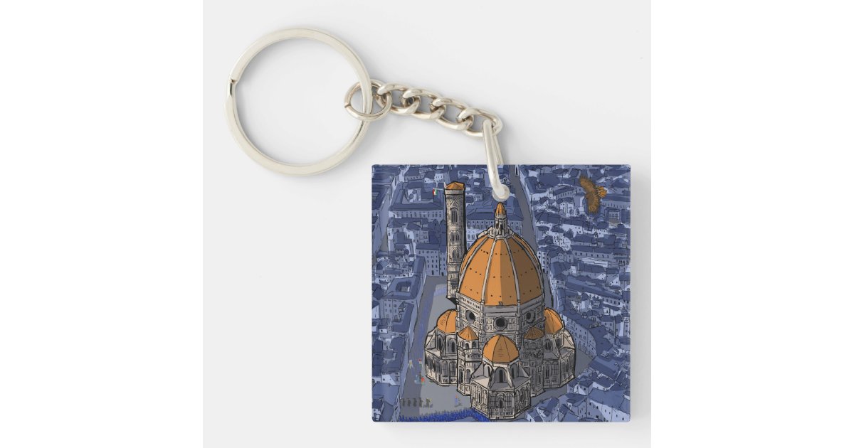 Basilica di San Lorenzo Florence Italy Keychain | Zazzle