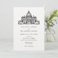 Basilica Vatican wedding Invitation | Zazzle
