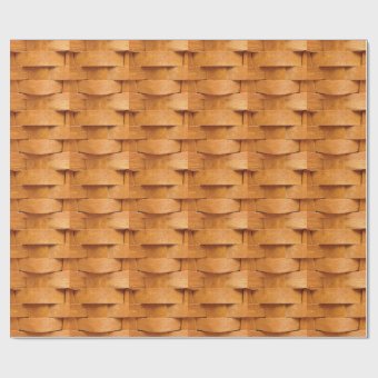 Basket weave pattern wrapping paper | Zazzle