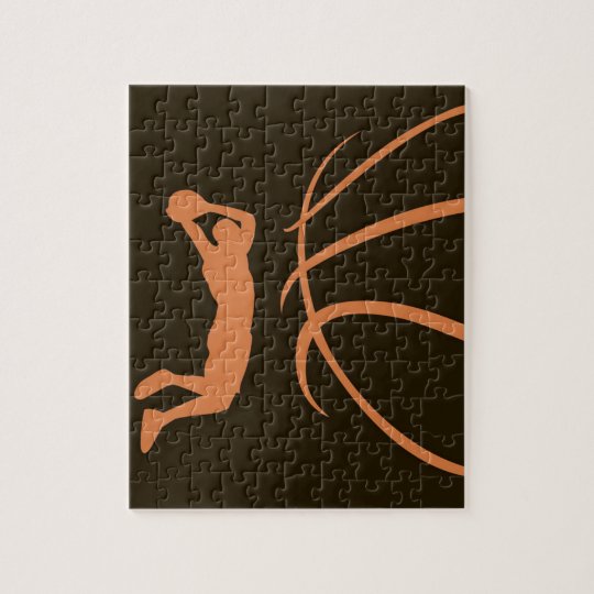 Basketball athlete jigsaw puzzle | Zazzle.com