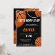 Basketball Ball Fun Sports Kids Birthday Invitation | Zazzle