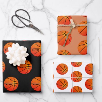 Basketball Gift Wrap & Wrapping Paper for Hoops Fans