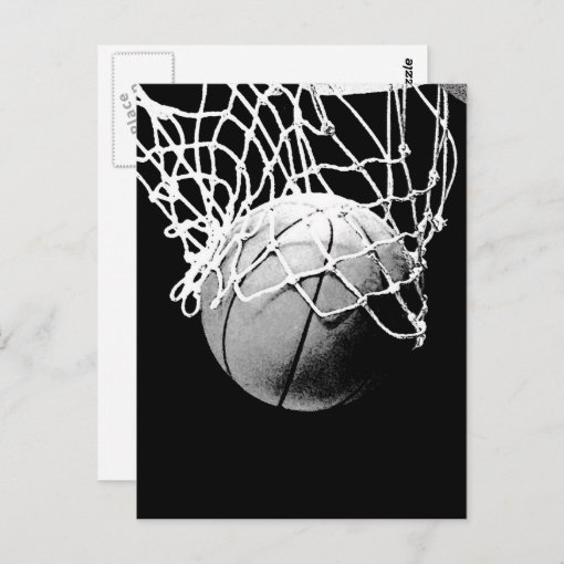 Basketball Ball Postcard | Zazzle