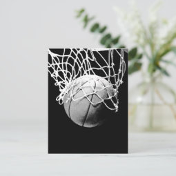 Basketball Ball Postcard | Zazzle