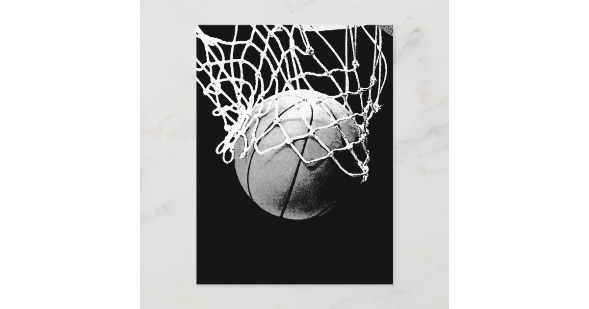 Basketball Ball Postcard | Zazzle