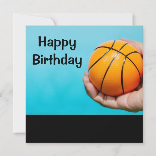 Basketball birthday card | Zazzle