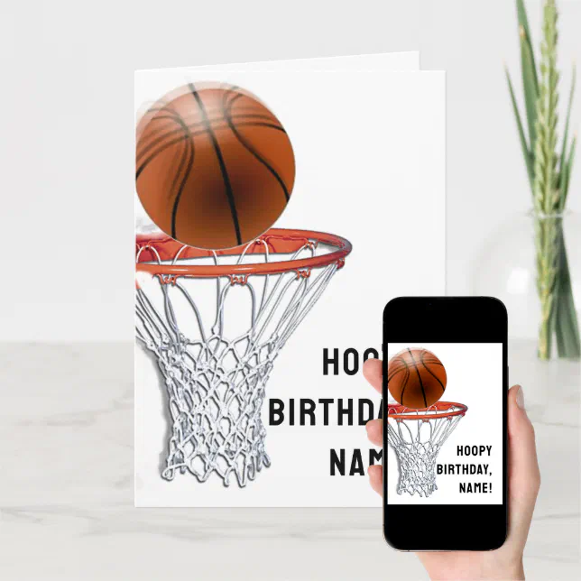 Basketball Birthday Card | Zazzle