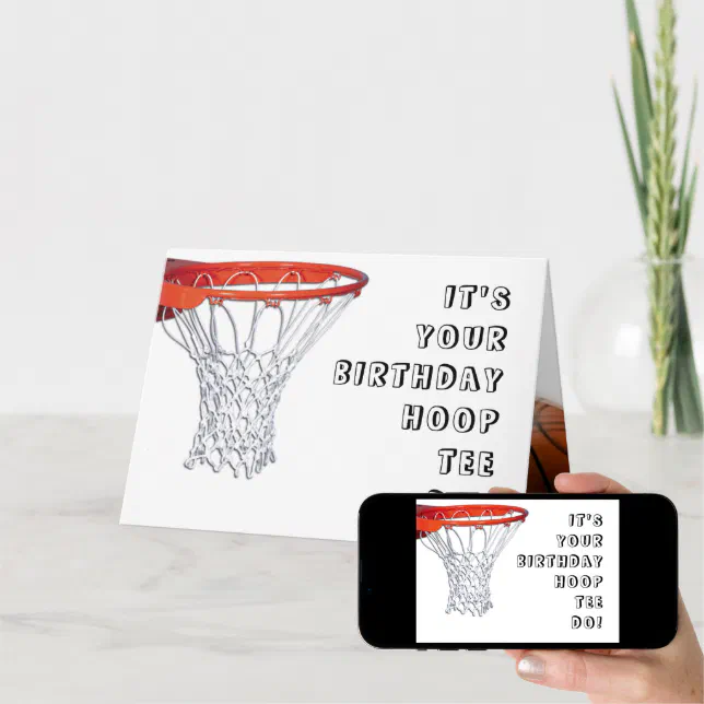 Basketball Birthday Card | Zazzle
