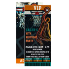 BASKETBALL VIP TICKET PHOTO Party Invitation | Zazzle.com