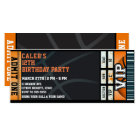 BASKETBALL VIP TICKET PHOTO Party Invitation | Zazzle.com