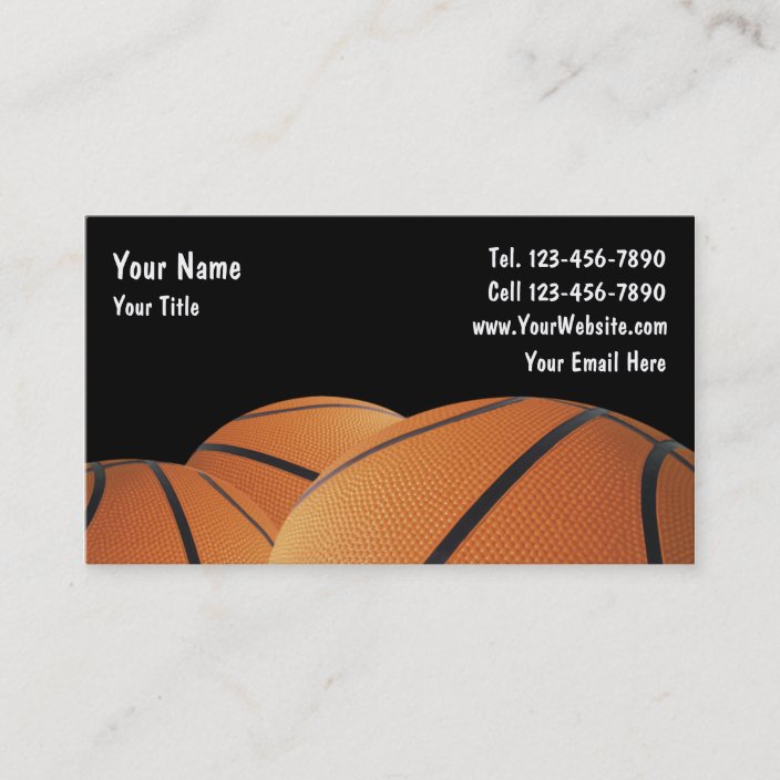 Basketball Business Card | Zazzle.com
