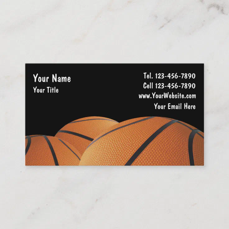 Basketball Business Card | Zazzle