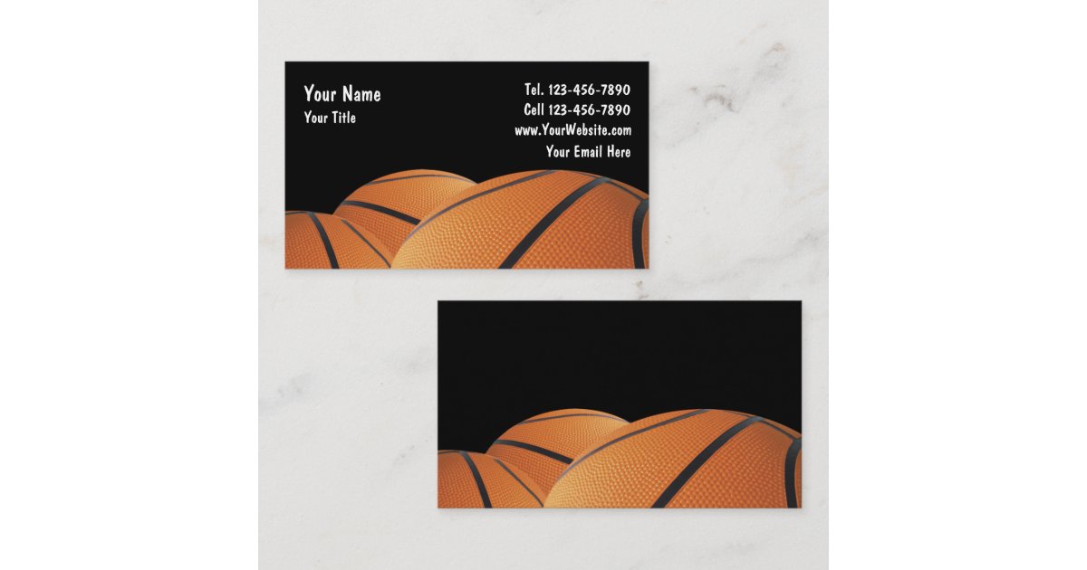 Basketball Business Card | Zazzle