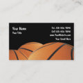 Basketball Business Card | Zazzle