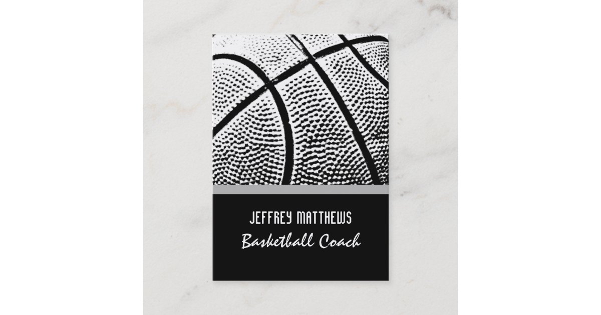 Basketball Business Card | Zazzle.com