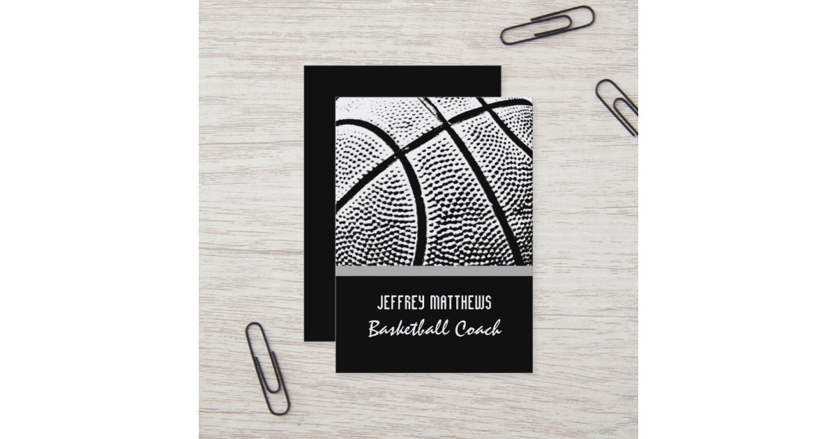 Basketball Business Card | Zazzle