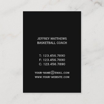 Basketball Business Card | Zazzle