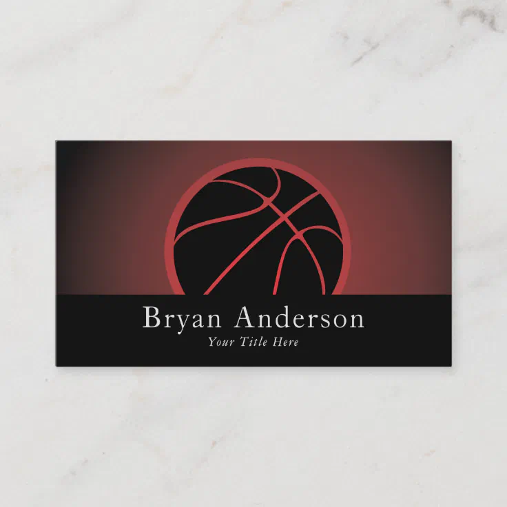 Basketball Business Card | Zazzle