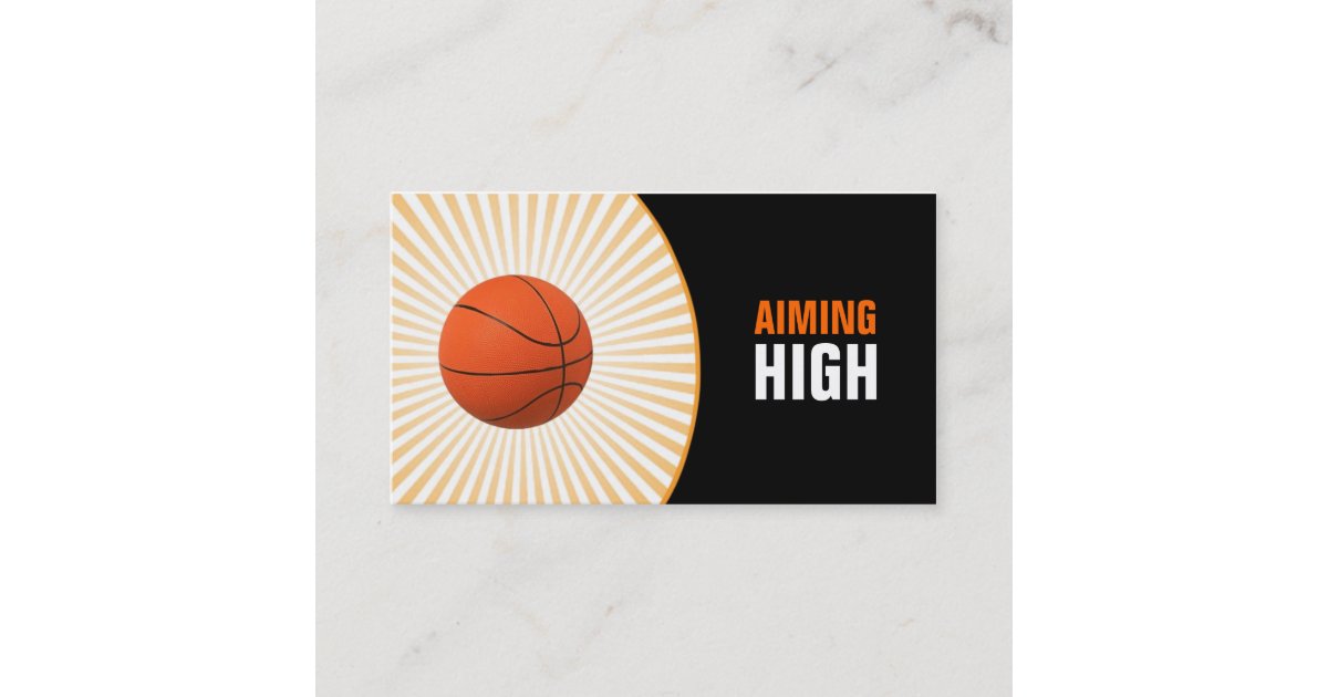 Basketball Business Card | Zazzle