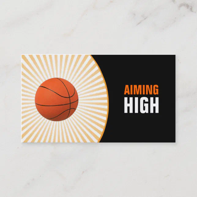 Basketball Business Card | Zazzle