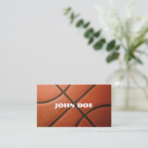 Basketball Business Card | Zazzle