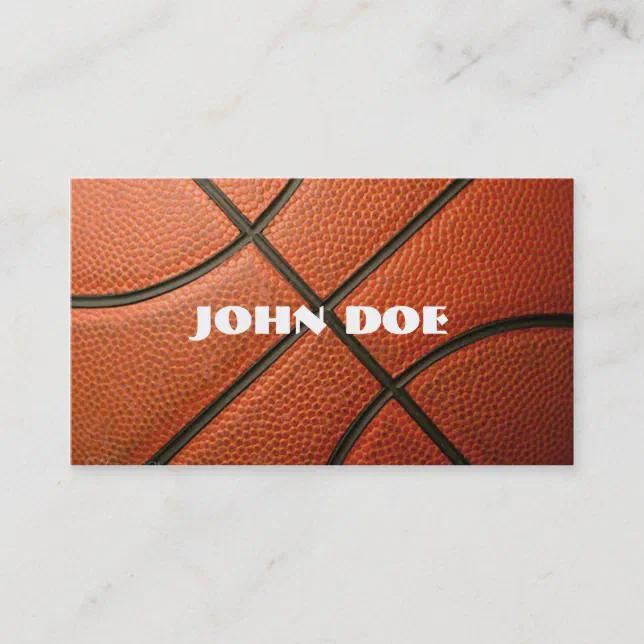 Basketball Business Card | Zazzle