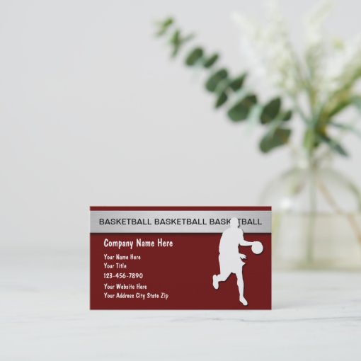 Basketball Business Cards | Zazzle