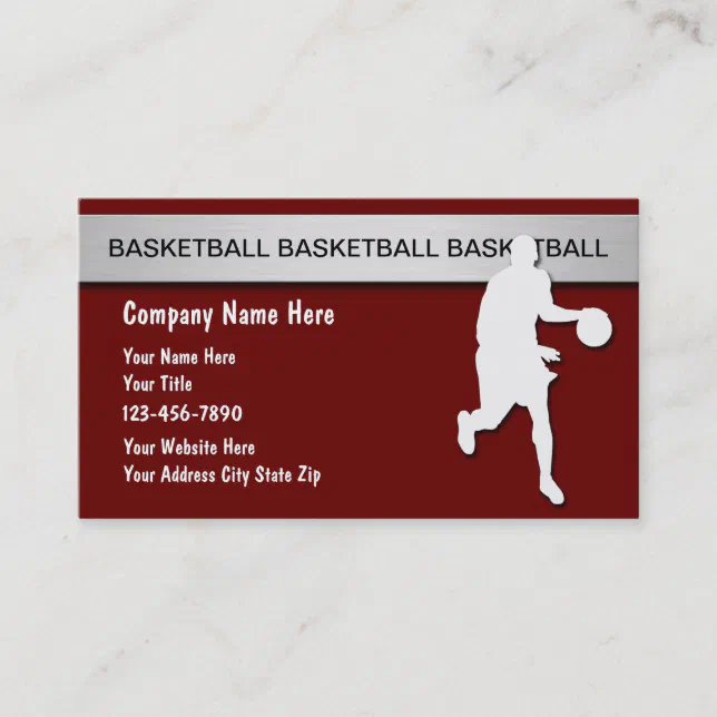 Basketball Business Cards | Zazzle