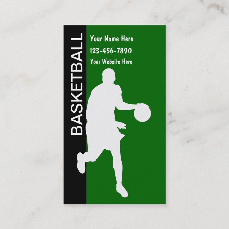 Basketball Business Cards | Zazzle