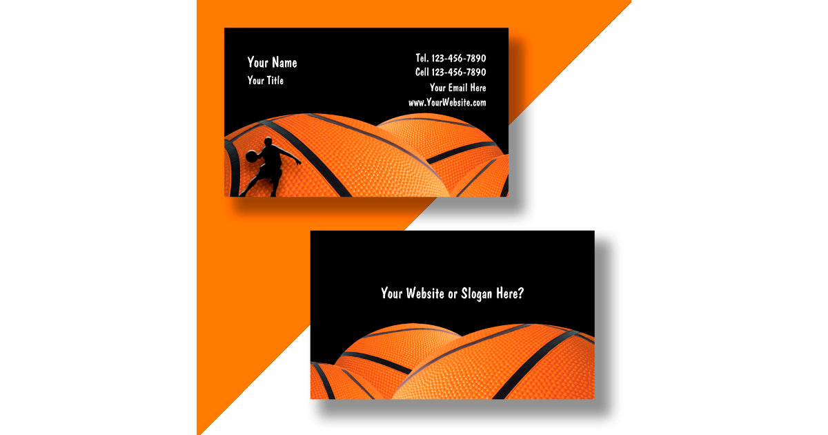 Basketball Business Cards | Zazzle