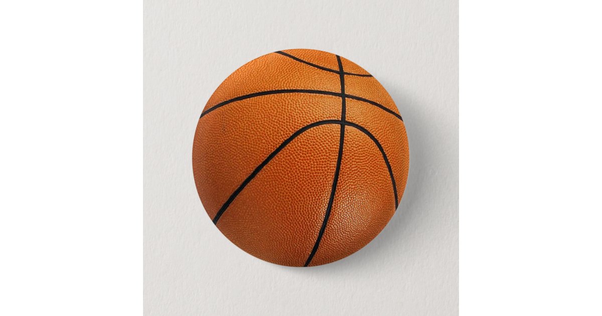 Basketball Button | Zazzle