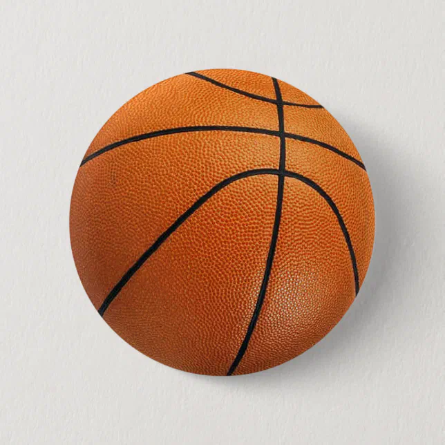 Basketball Button | Zazzle