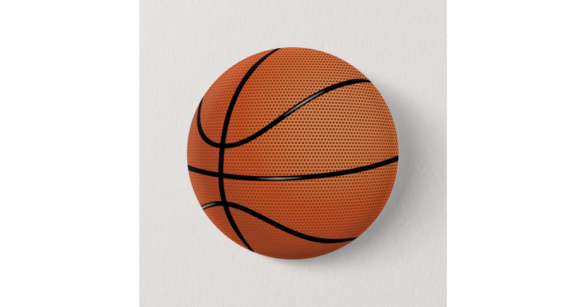 Basketball Button | Zazzle