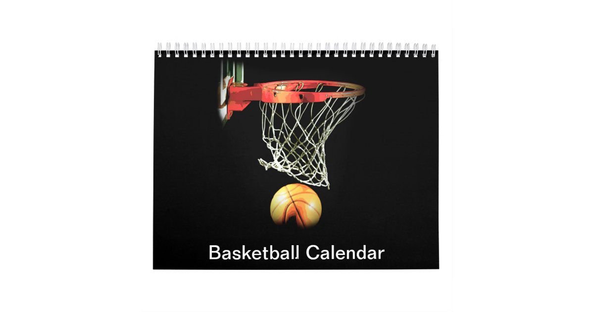 Basketball Calendar | Zazzle