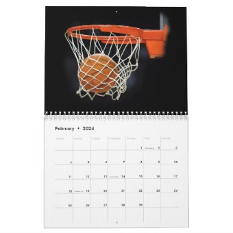 Basketball Calendar | Zazzle