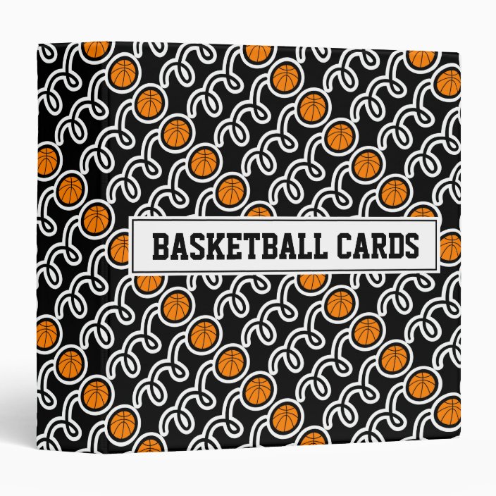 Basketball card binder for collectors (no sleeves) | Zazzle.com