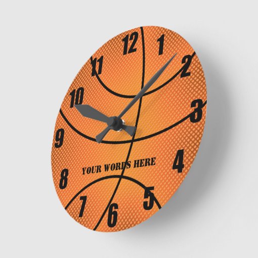 Basketball clock | Zazzle