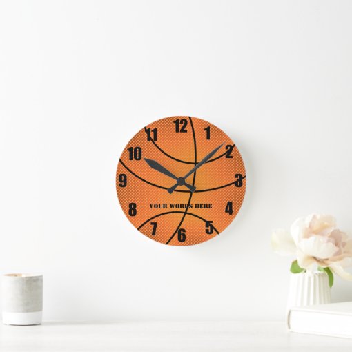 Basketball clock | Zazzle