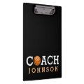 Basketball Coach Custom Name Clipboard | Zazzle