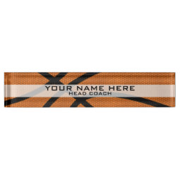 Basketball Coach Desk Name Plate | Zazzle