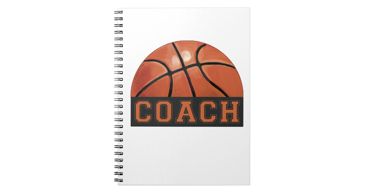 Basketball Coach Notebook | Zazzle