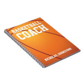 Basketball Coach Notebook | Zazzle