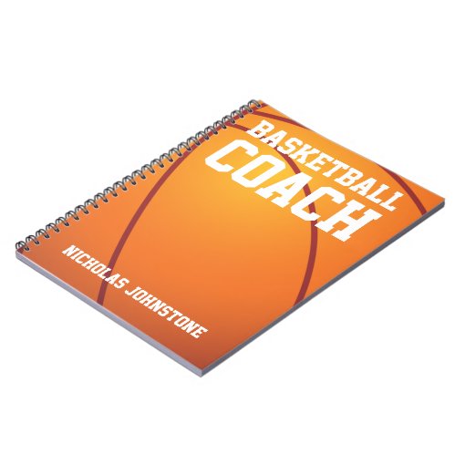 Basketball Coach Notebook | Zazzle