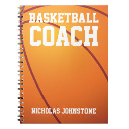 Basketball Coach Notebook | Zazzle