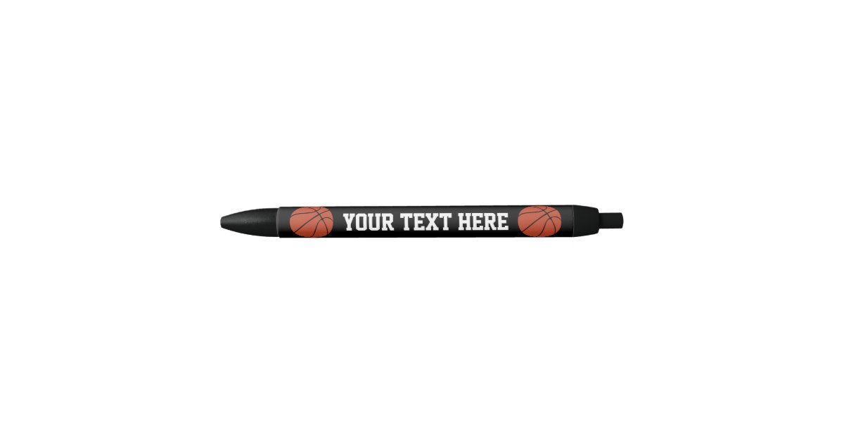 Basketball Coach or Player Custom Team Name / Text Pen | Zazzle