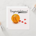 Basketball Congratulations with love Card | Zazzle