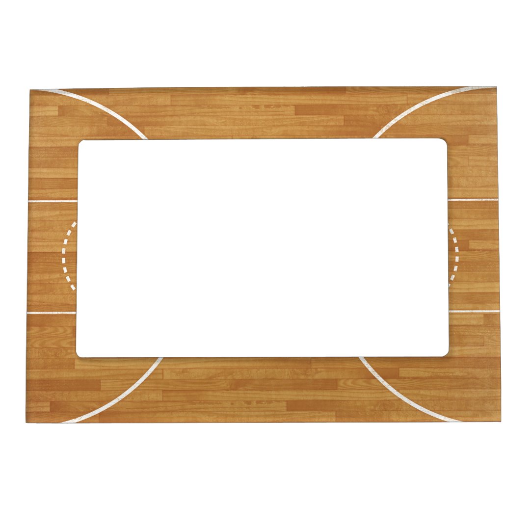 Basketball Court 5x7 Magnetic Frame | Zazzle